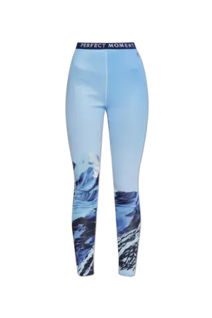 Perfect Moment Leggings With Print - Light Blue