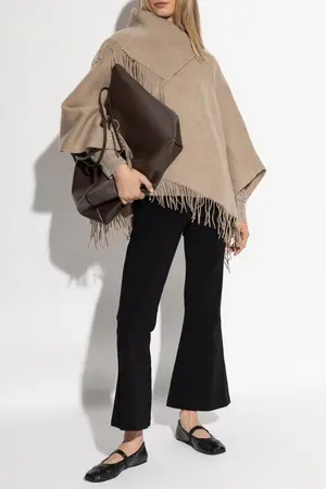 BY MALENE BIRGER Wool Poncho - Beige