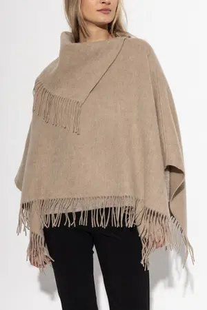 BY MALENE BIRGER Wool Poncho - Beige