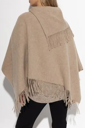 BY MALENE BIRGER Wool Poncho - Beige