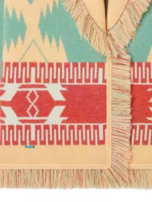 Alanui Icon Jacquard Fringed Cardigan - Neutrals