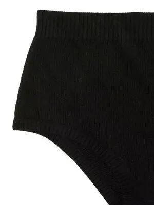 Alanui Ribbed Short - Black