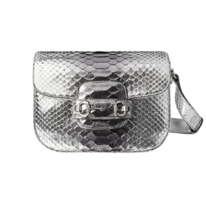 Gucci Horsebit 1955 Aura Python Mini Shoulder Bag