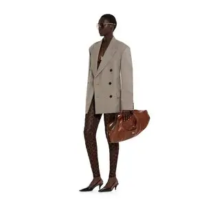 Gucci Double-breasted Wool Mouliné Jacket