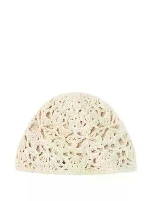 Alanui Crochet Beanie - Neutrals
