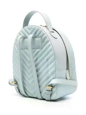 Pinko Love Quilted Leather Backpack