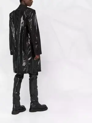 MAISON MARGIELA Coated Single-breasted Coat