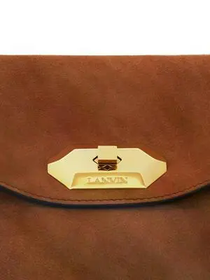 LANVIN Suede Shoulder Bag - Brown