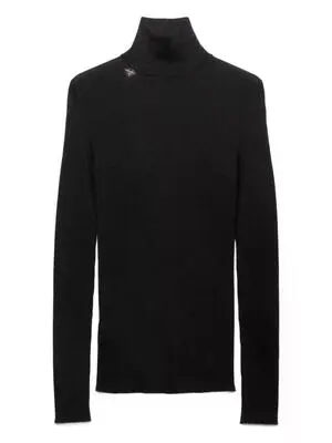 Prada Ribbed Turtleneck Sweater