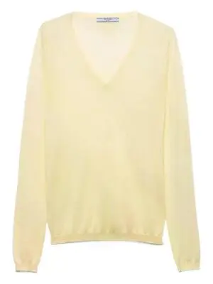 Prada Long-sleeve Sweater - Yellow