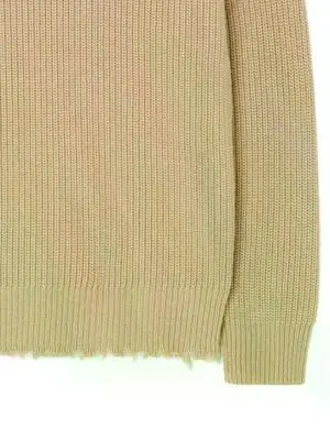 Alanui Ribbed Frayed Sweater
