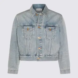 Fear Of God Light Indigo Cotton Denim Jacket - Blue