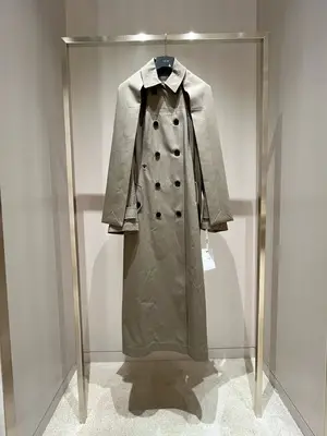 Dior Trench Coat With Scarf