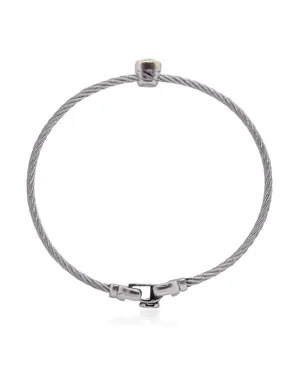 Alor Day Diamonds 0.50 Tcw Lab Grown Diamonds Cushion Bracelet - Silver Cable