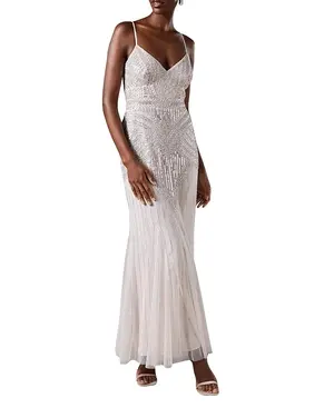 Coast Deco Embellished Cami Maxi Dress