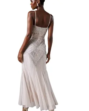 Coast Deco Embellished Cami Maxi Dress