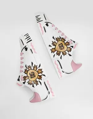 Dolce & Gabbana Portofino Light Strobel Nappa Calfskin Sneakers - Multicolor