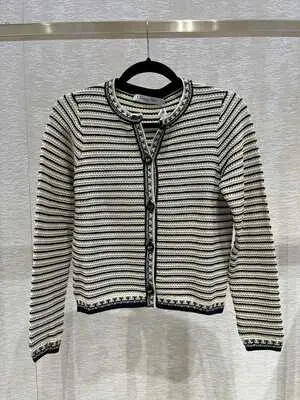 DIOR Marinière Knit Cardigan