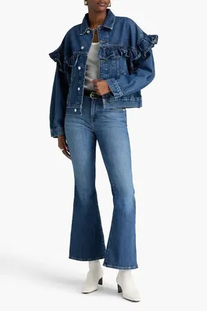 FRAME The Ruffle Denim Jacket