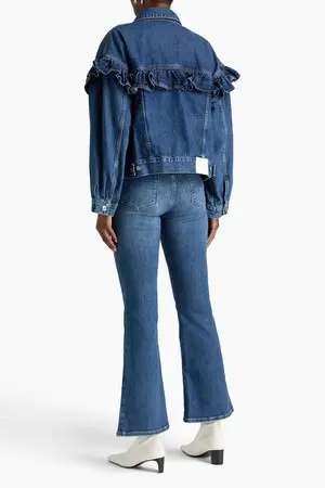 FRAME The Ruffle Denim Jacket