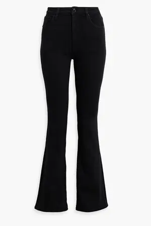FRAME The Reboot High-rise Bootcut Jeans - Black