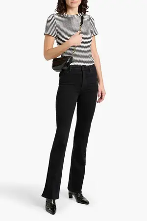 FRAME The Reboot High-rise Bootcut Jeans - Black