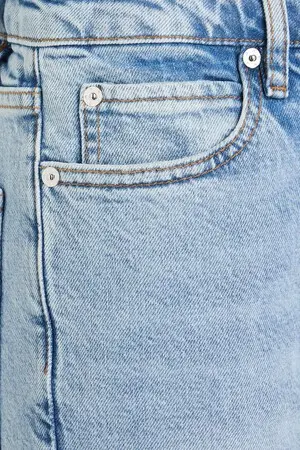 FRAME The Wide High-rise Wide-leg Jeans - Light Denim