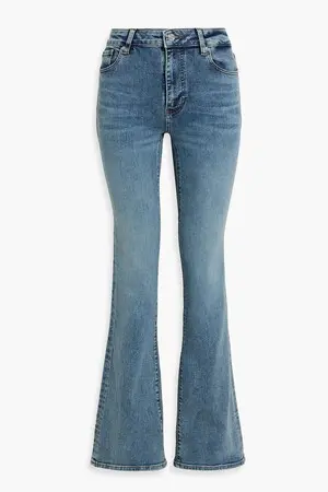 FRAME The Reboot High-rise Bootcut Jeans - Mid Denim
