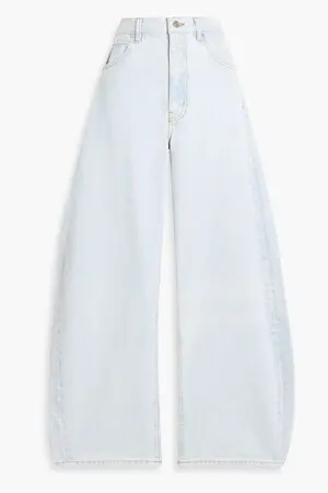 FRAME High-rise Barrel-leg Jeans