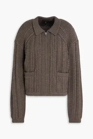 Rag & Bone Kerry Cable-knit Merino Wool Cardigan