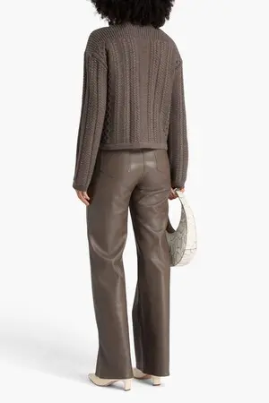 Rag & Bone Kerry Cable-knit Merino Wool Cardigan