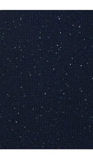 ASTA RESORT Maya Longsleeve Mini Dress - Navy Sequin
