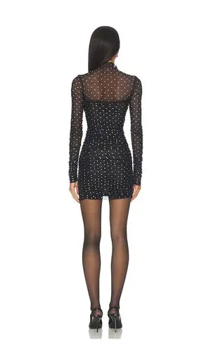 Retrofete Cossette Embellished Dress - Black & Silver