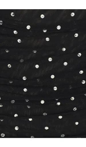 Retrofete Cossette Embellished Dress - Black & Silver