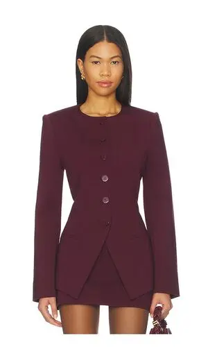Seroya Notched Lapel Outerwear For Women