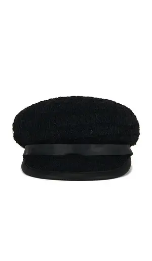 MISBHV Gavroche Tweed Cap - Black