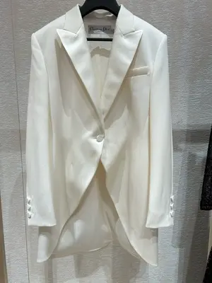Dior Silk And Wool Blazer - White
