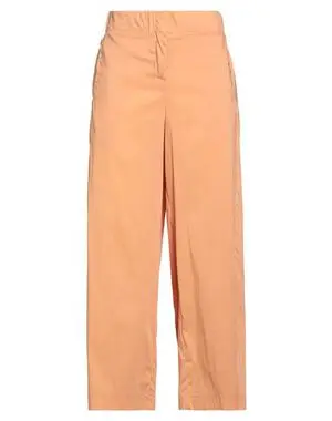 JIJIL Wide Leg Poplin Pants - Orange