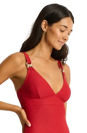 SEA LEVEL Luminara Tie Back One-piece Swimsuit