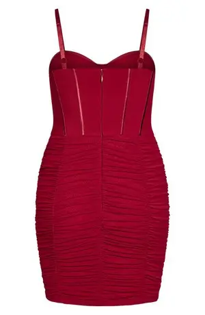 City Chic Lexi Bustier Mini Dress