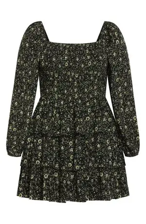 City Chic Piper Floral Minidress