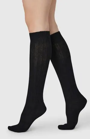 Swedish Stockings Knee High Socks Hosiery For Women