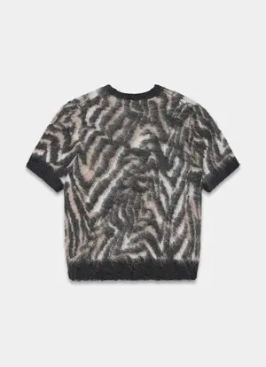 Mint Velvet Zebra Knit Top
