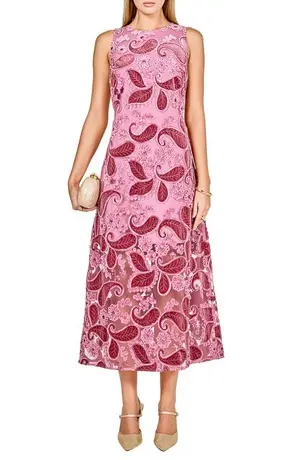 Endless Rose Sleeveless Lace A-line Dress