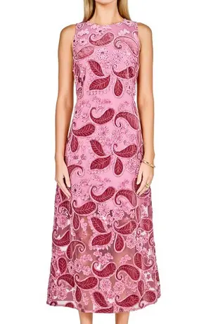 Endless Rose Sleeveless Lace A-line Dress