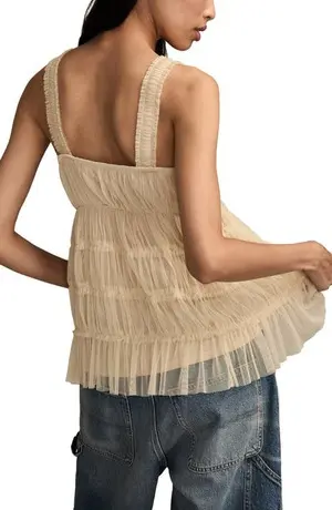 Lucky Brand Tiered Tulle Camisole