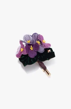 HELENA SIMON Floral Brooch