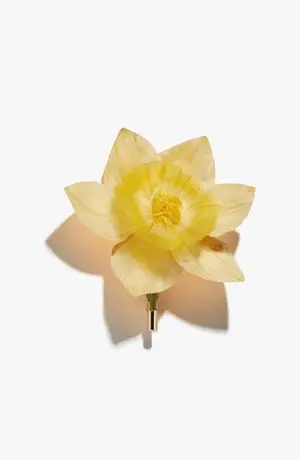 HELENA SIMON Daffodil Floral Brooch