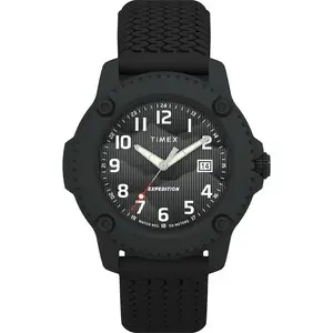 TIMEX® Expedition Timberline Silicone Strap Watch - Black