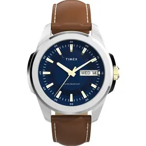 Timex® Essex Avenue Two-Tone Watch Blue
